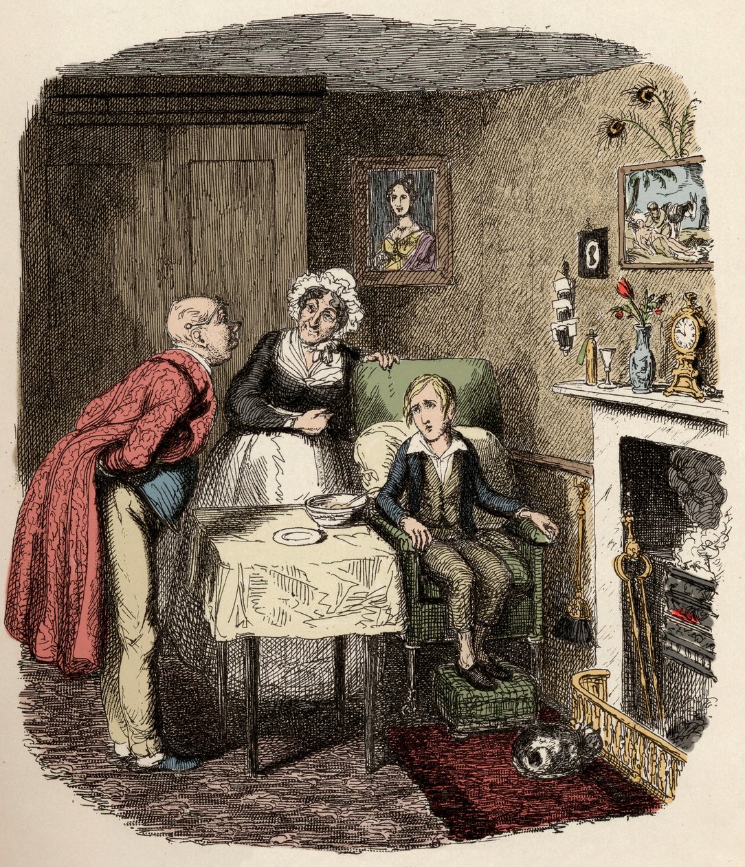 Oliver is collected and cared for by Mr. Brownlow and his housekeeper ...