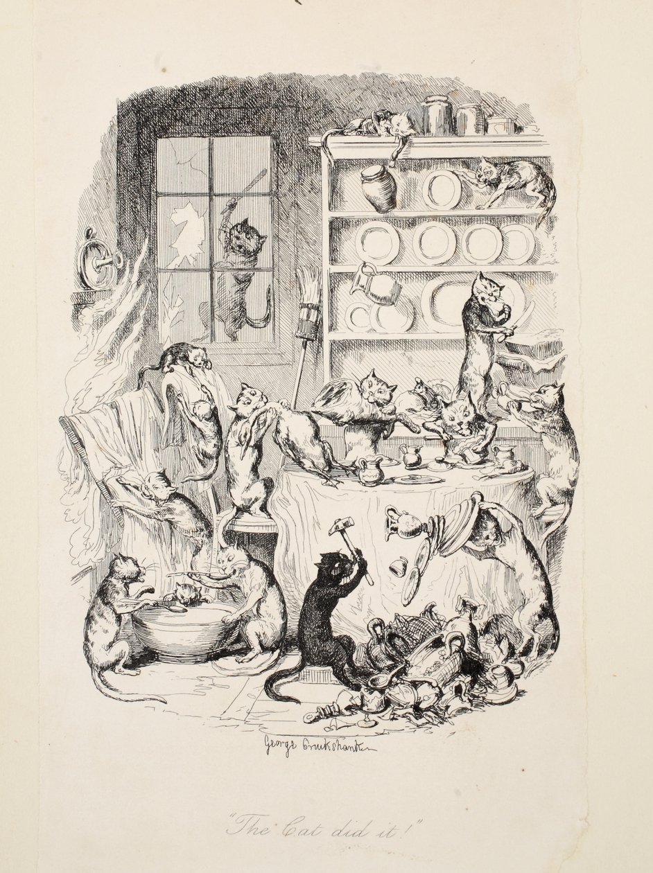 The Cat Did It, from The Greatest Plague of Life, 1847