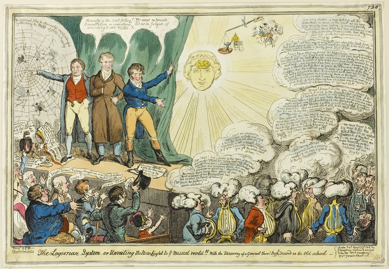 The Logierian System by George Cruikshank: Fine art print
