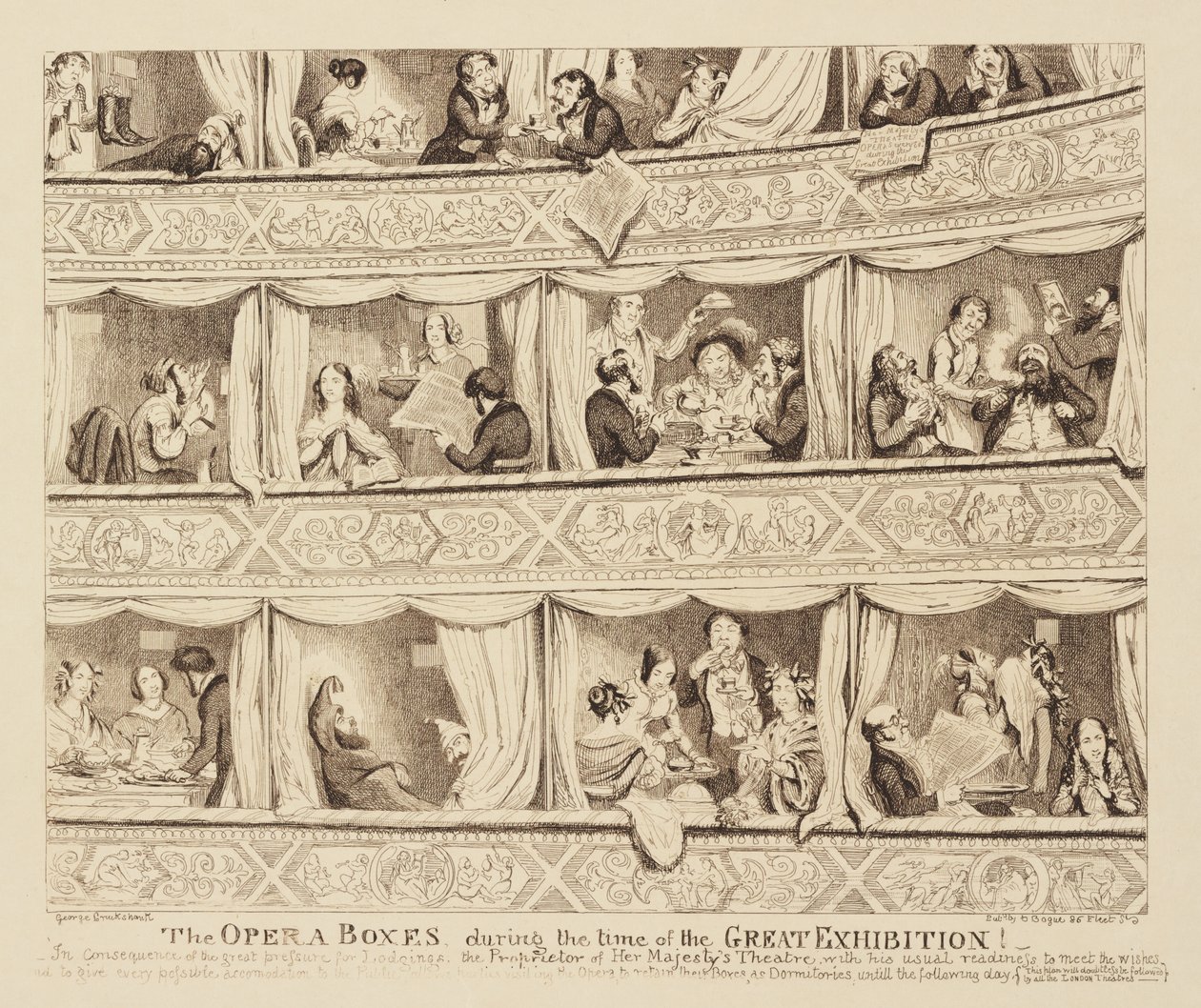 The Opera Boxes During the Time of the Great Exhibition
