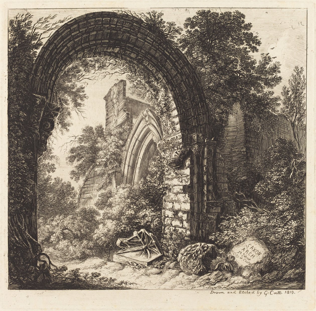 Saxon Arch by George Cuitt the Younger: Buy fine art print