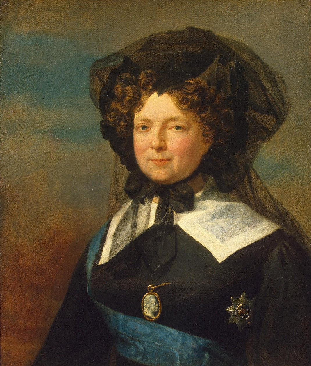 Portrait of Empress Maria Feodorovna in Mourning