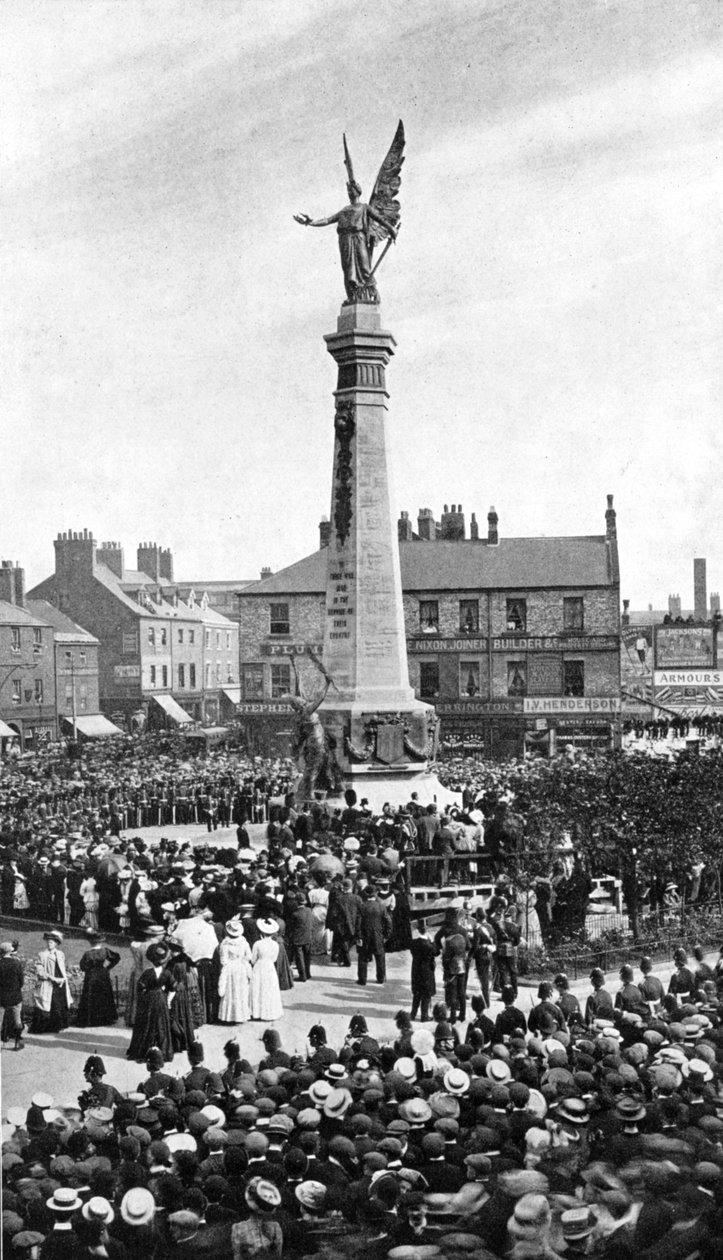 Unveiling the Northumberland War Memorial by George Frank
