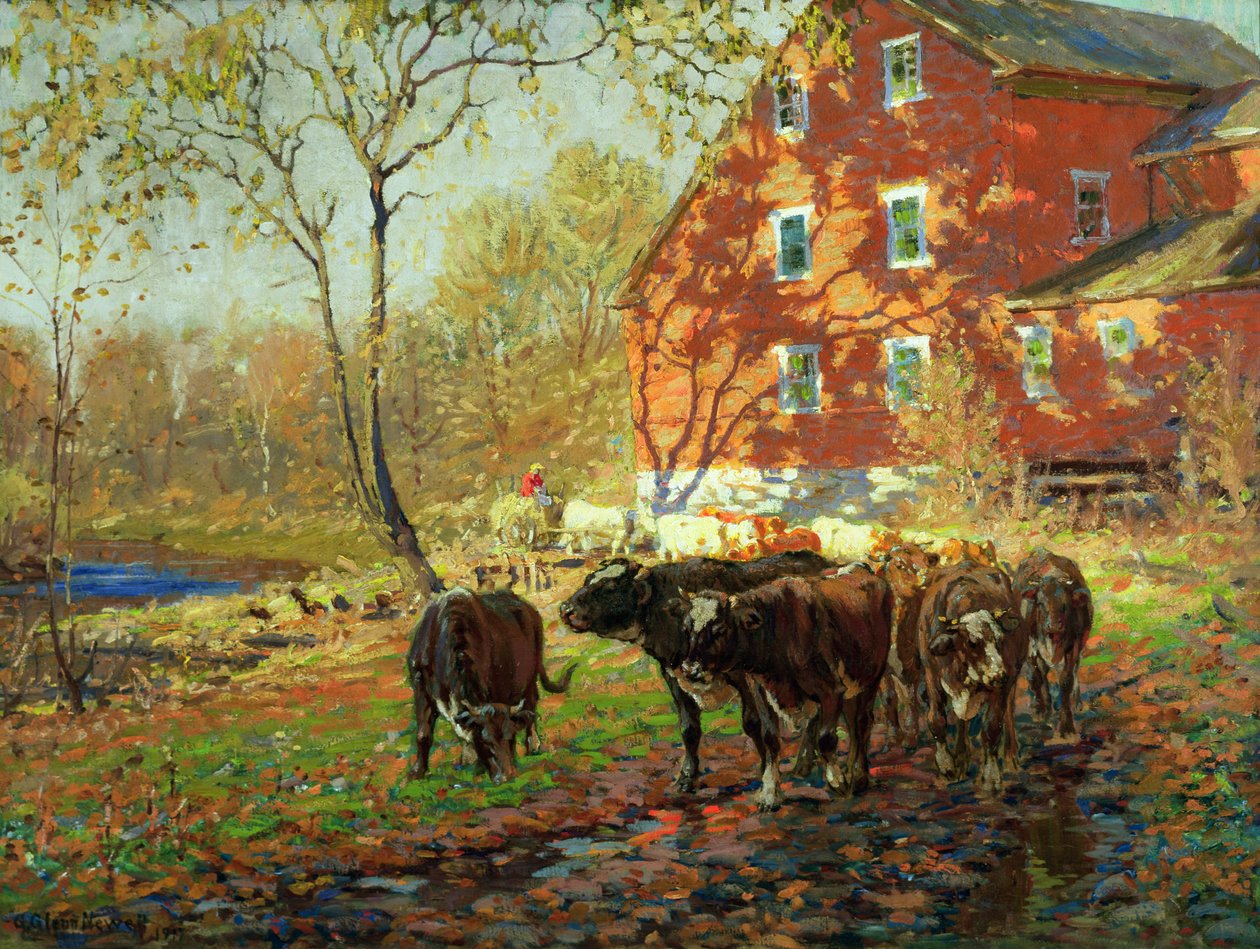 By the Drovers Inn by George Glenn Newell: Fine art print