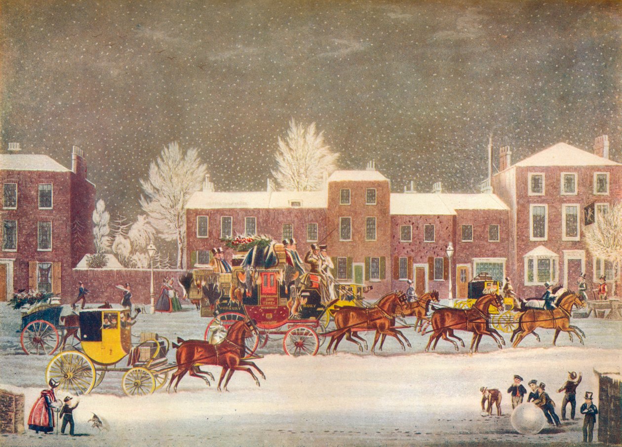 Approach to Christmas by George Hunt: Buy fine art print