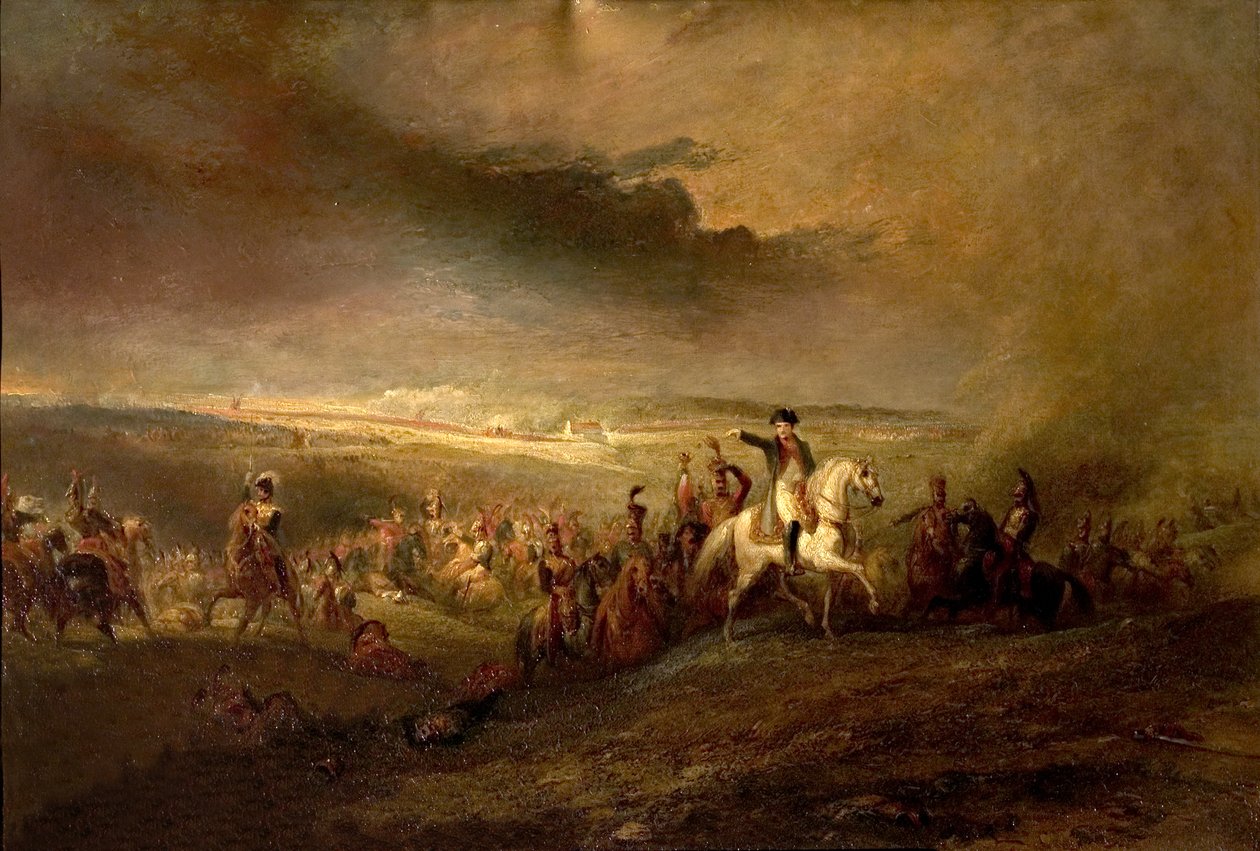 Napoleon Leaving the Field of Waterloo on 18th June 1815