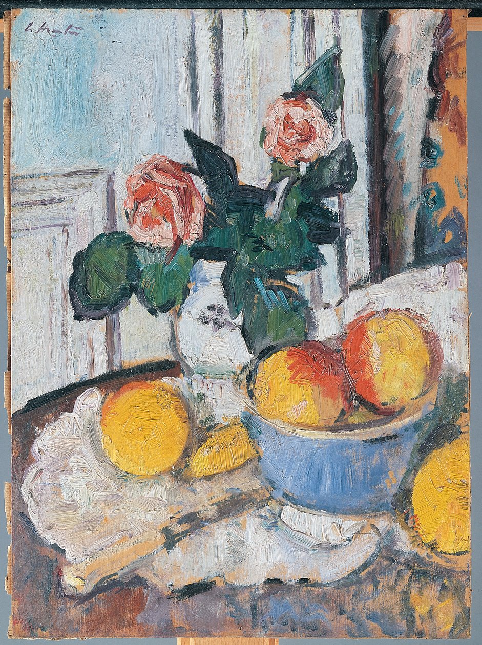 Still Life by George Leslie Hunter: Premium art reproduction