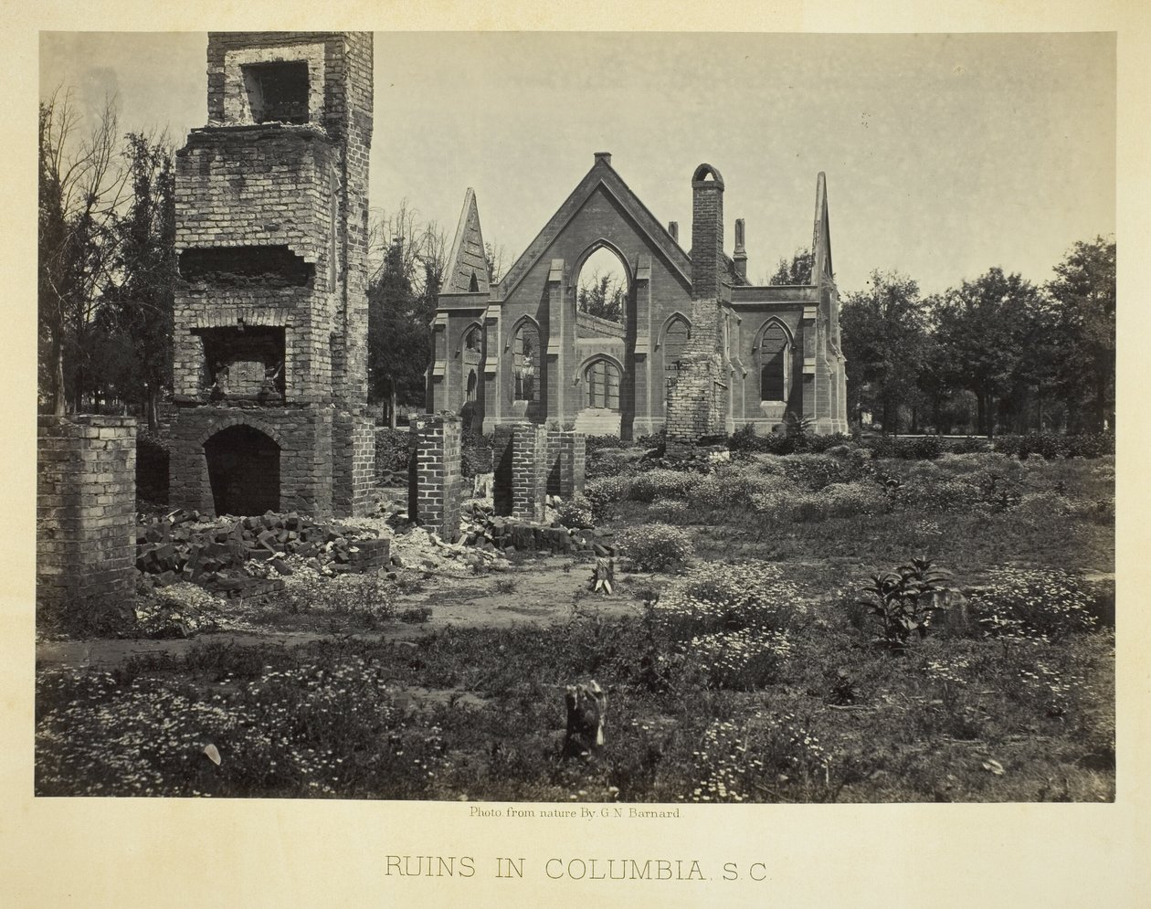 Ruins in Columbia, S.C. by George N. Barnard