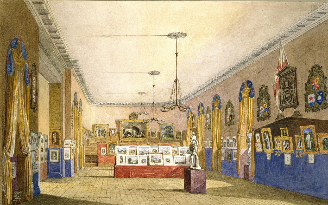 An Exhibition at the Old Town Hall, Oxford, 1854