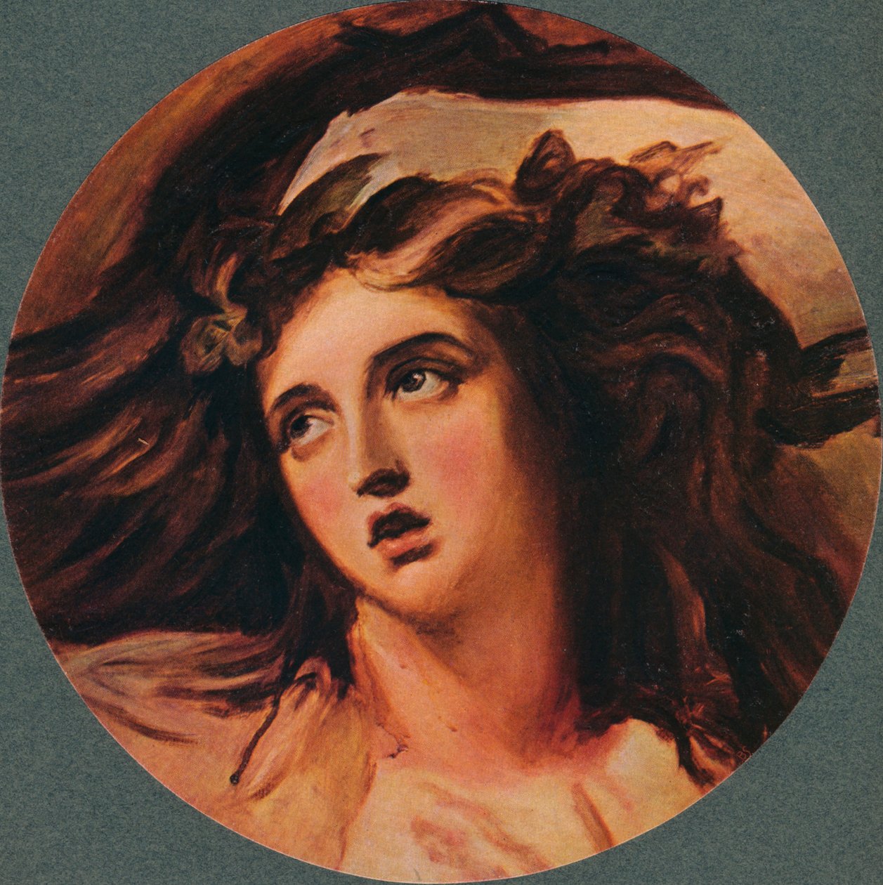 Emma Hart Lady Hamilton, 18th century by George Romney