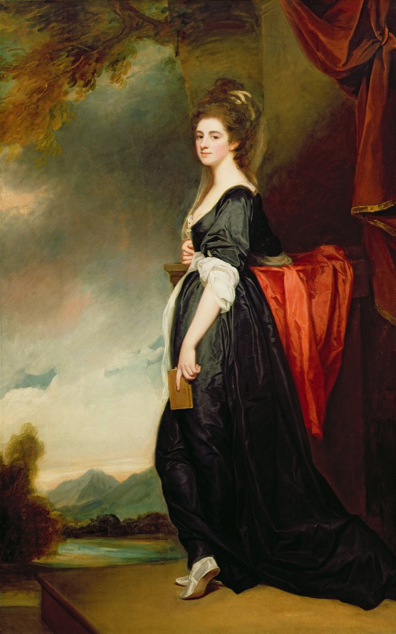 Lady Isabella Hamilton by George Romney: Fine art print