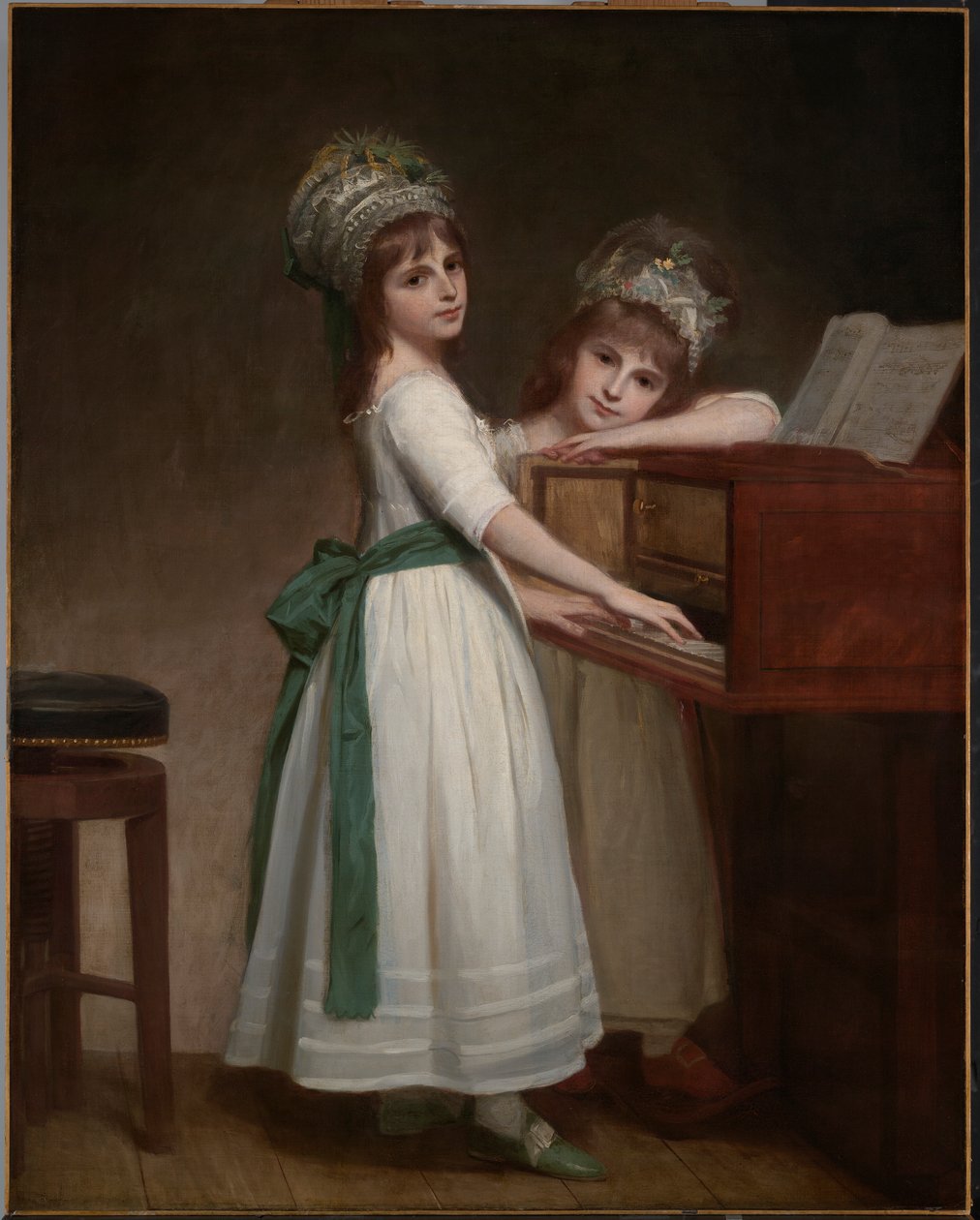 Portrait of Maria and Catherine, the Daughters of Edward Thurlow, 1st ...