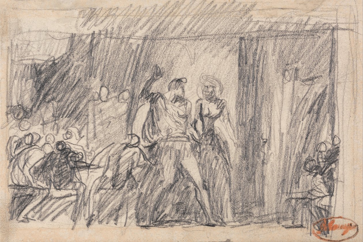 The Banquet Scene: 'Macbeth' by George Romney