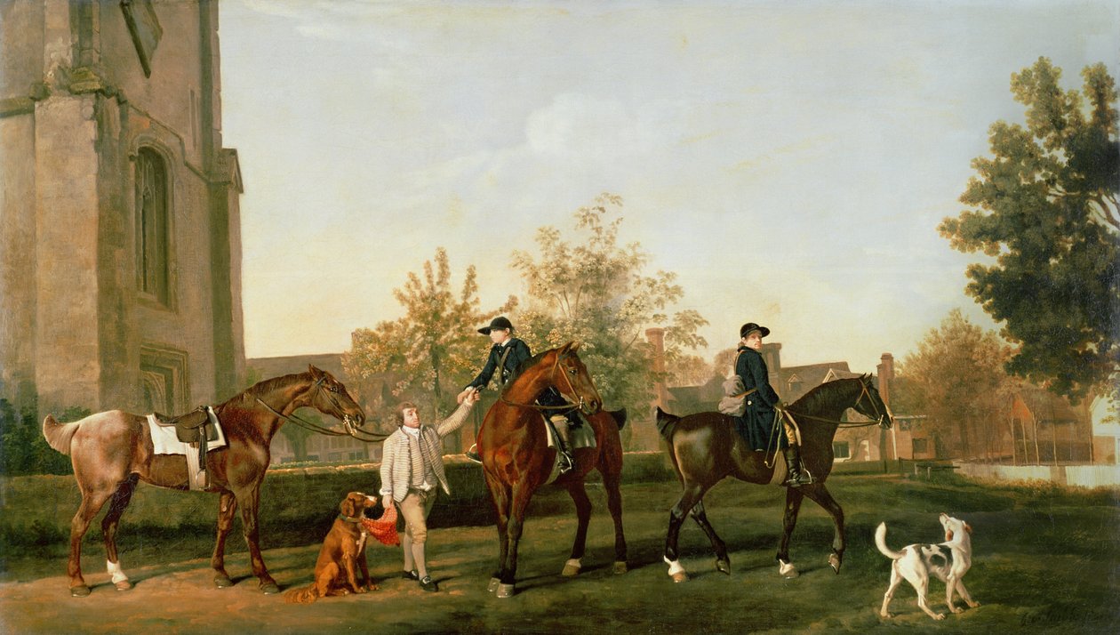 Lord Torrington's Hunt Servants Setting Out from Southill, Bedfordshire ...