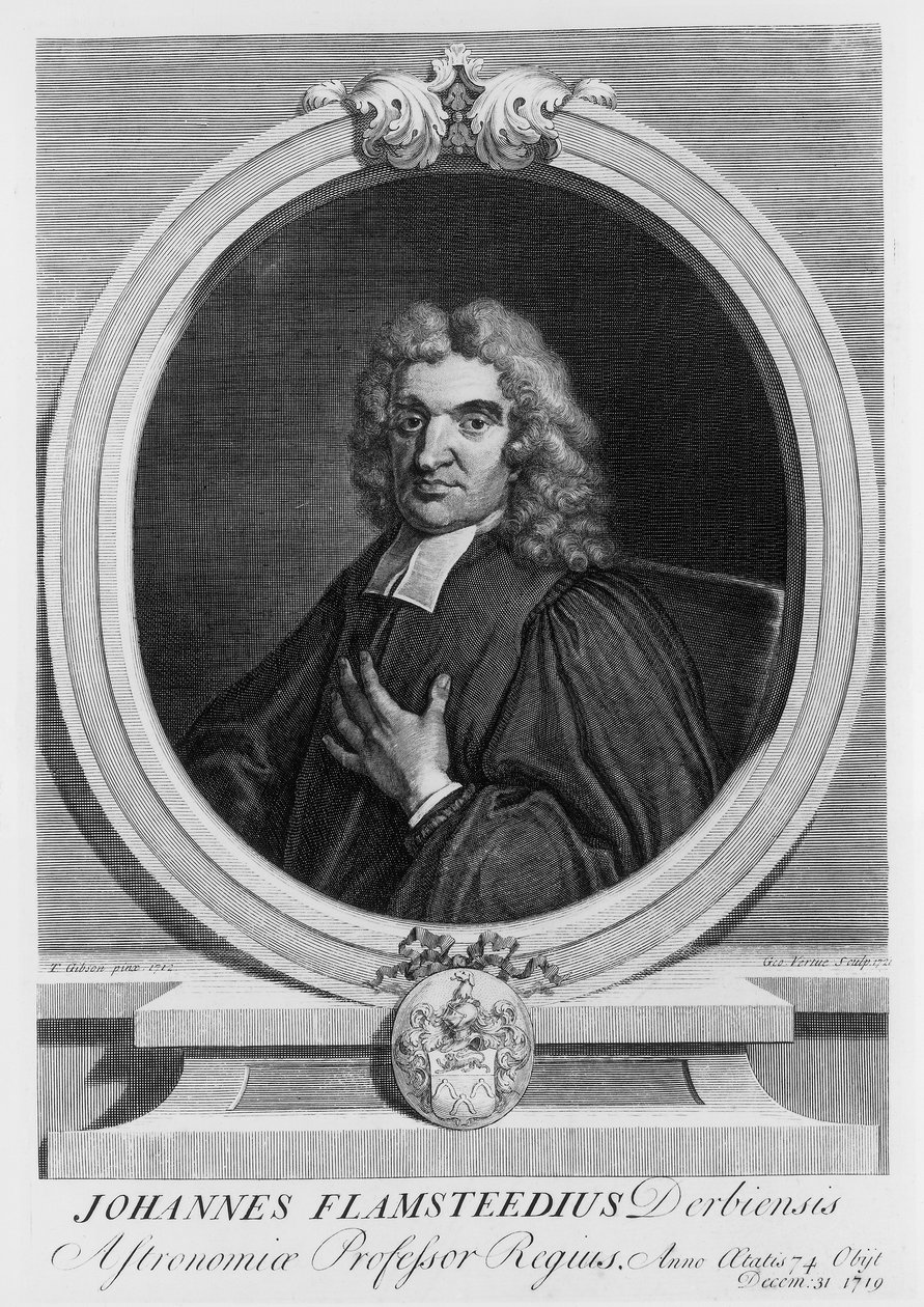 John Flamsteed Astronomer by George Vertue