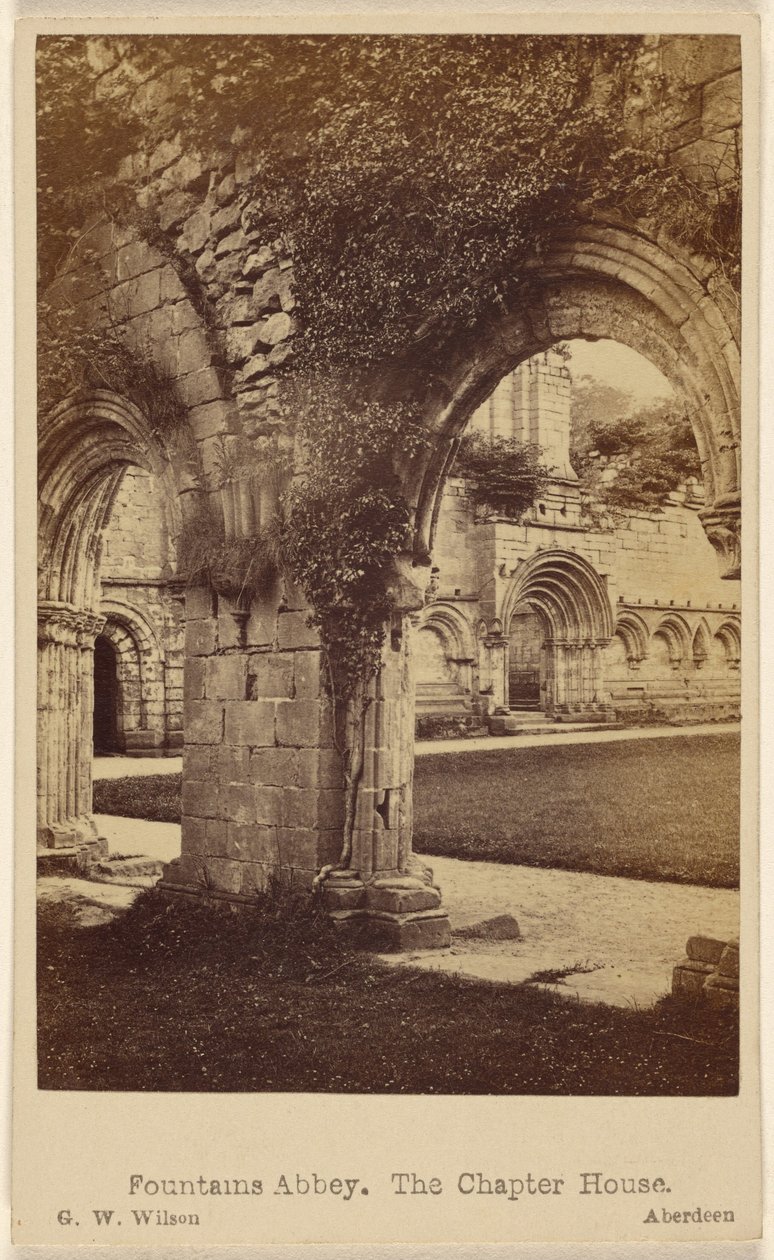 Fountains Abbey. The Chapter House