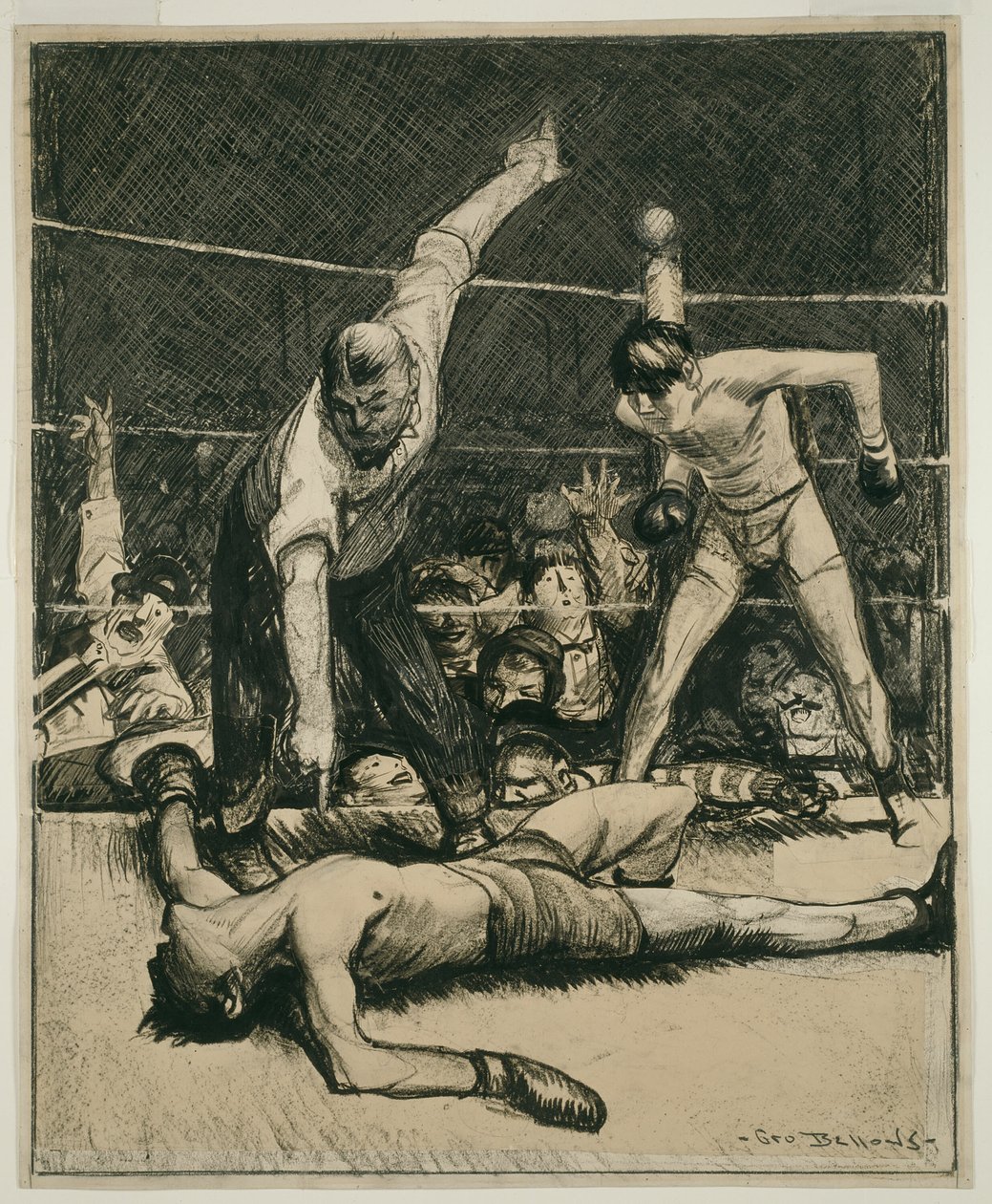 Counted Out by George Wesley Bellows: Buy fine art print