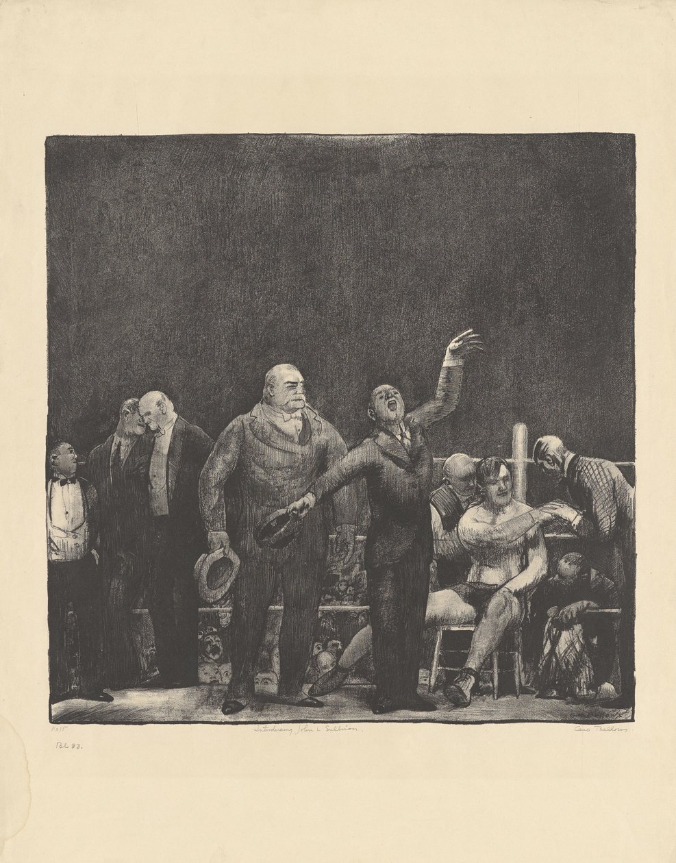 Introducing John L. Sullivan by George Wesley Bellows