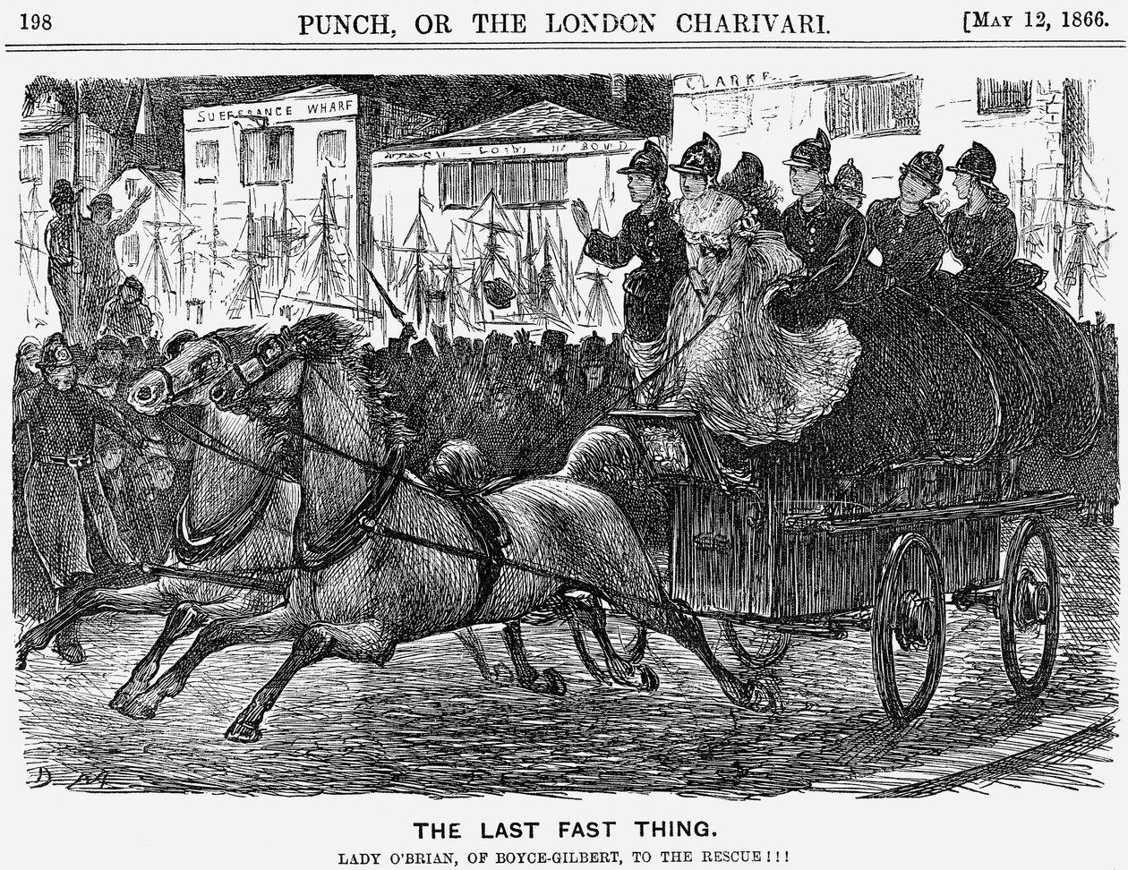 The Last Fast Thing by George du Maurier: Fine art print