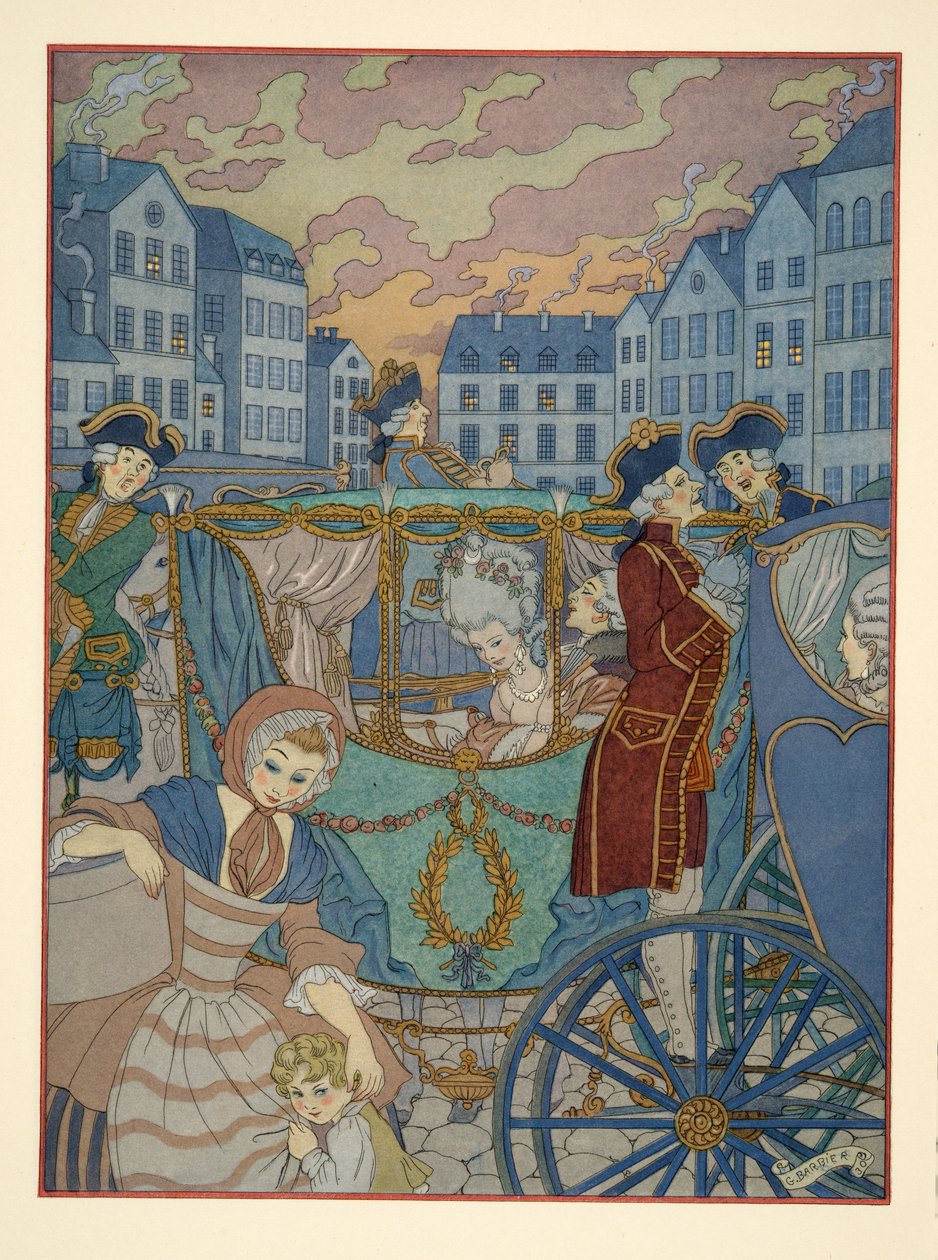 Illustration from 'Les Liaisons Dangereuses' by Pierre Choderlos de Laclos