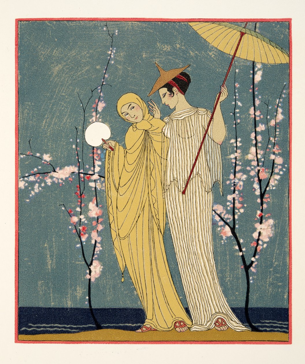 La Rencontre, Illustration from Les Chansons de Bilitis, by Pierre ...