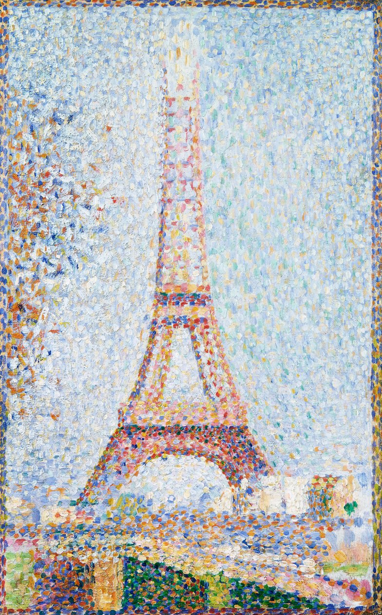 The Eiffel Tower by Georges Pierre Seurat: Fine art print