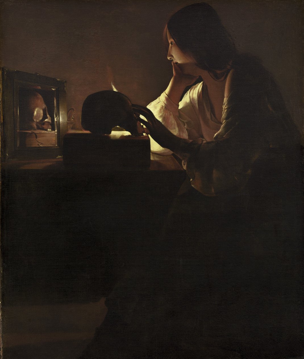 The Repentant Magdalen by Georges de La Tour
