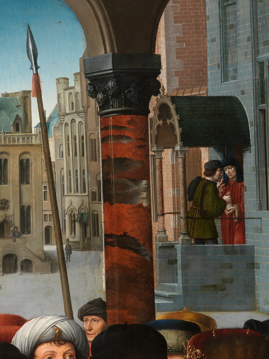 Detail of the Judgement of Cambyses (detail) by Gerard David