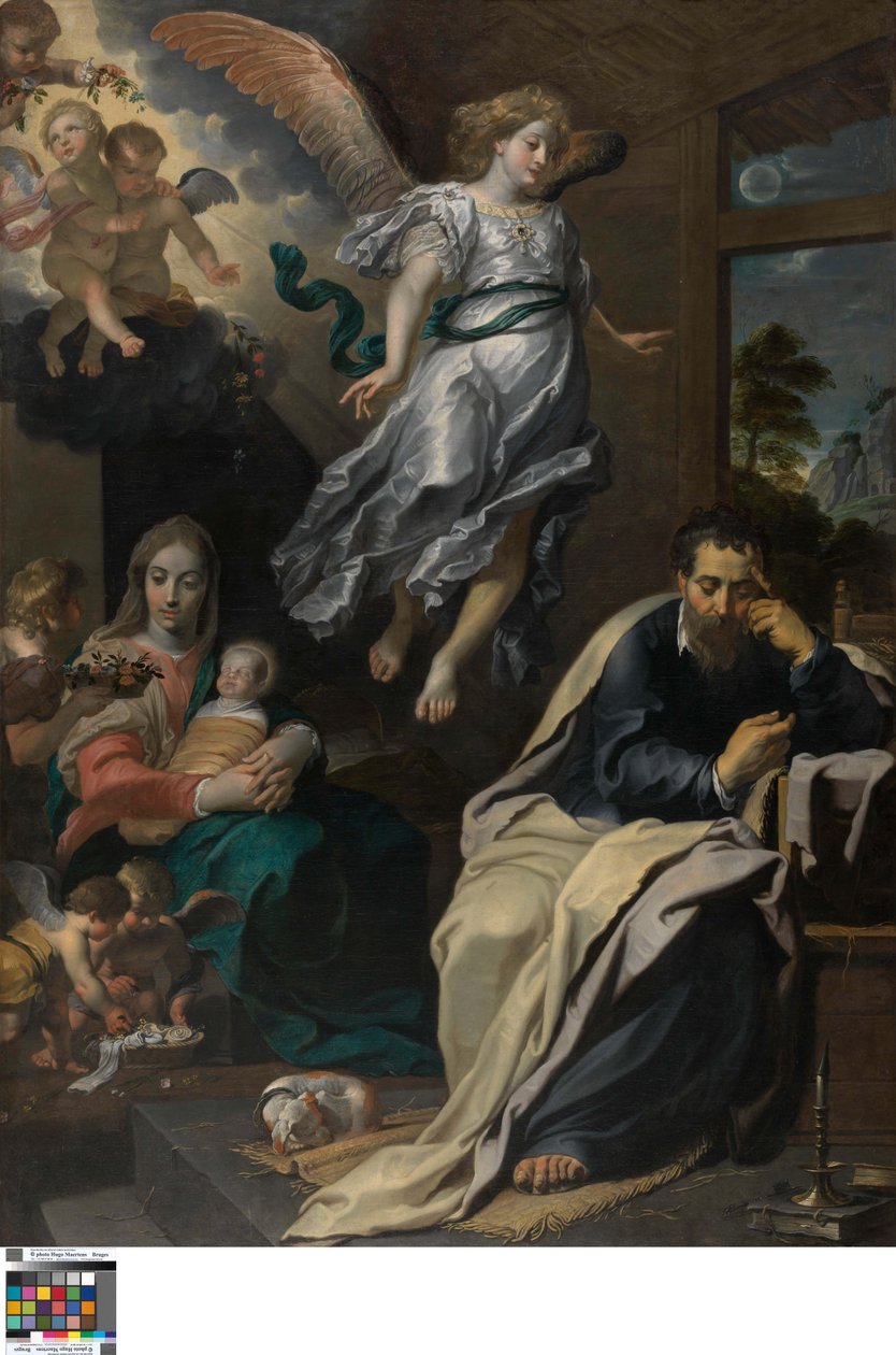 The Dream of Saint Joseph by Gerard Seghers