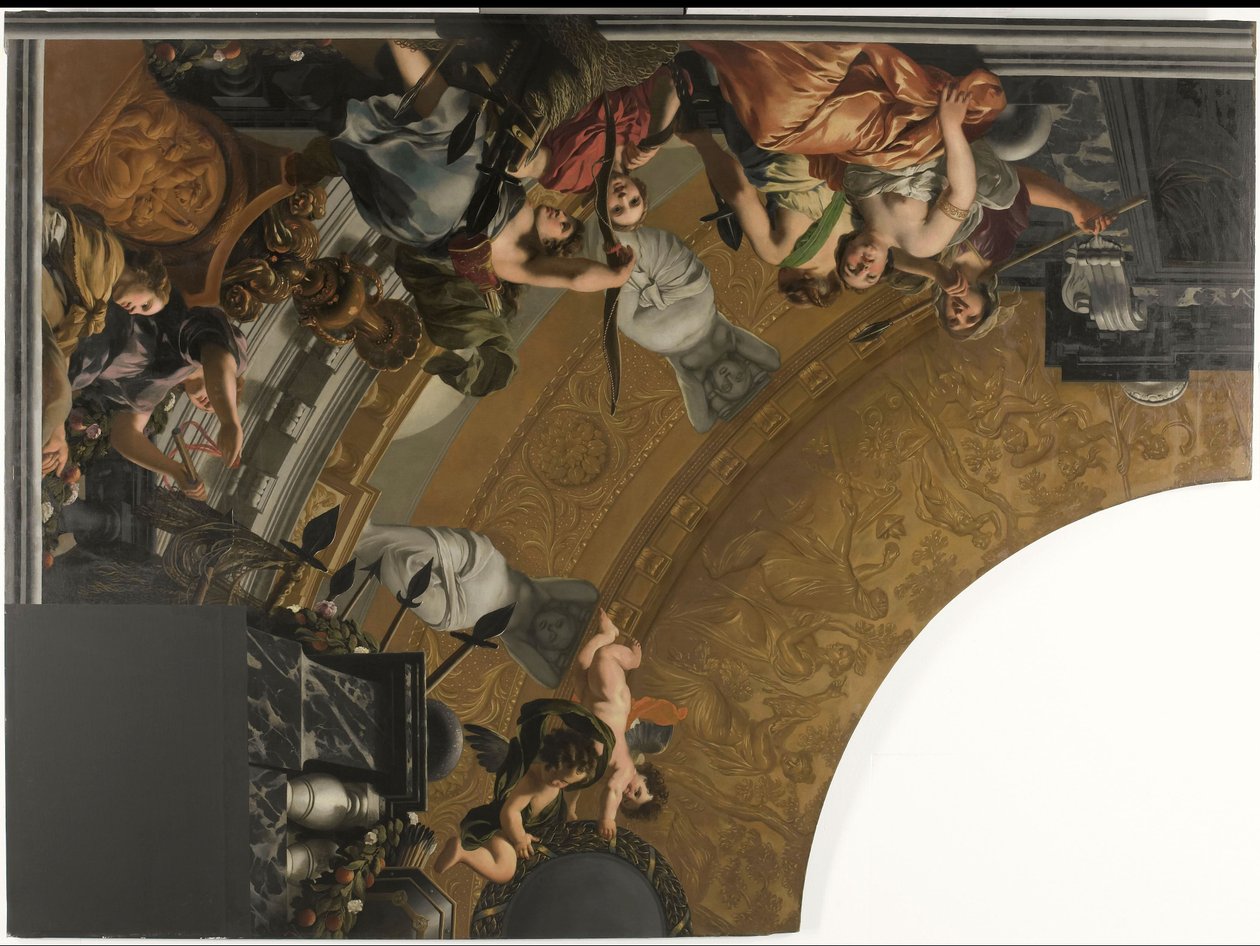 Ceiling with Representation of Diana and Her Companions