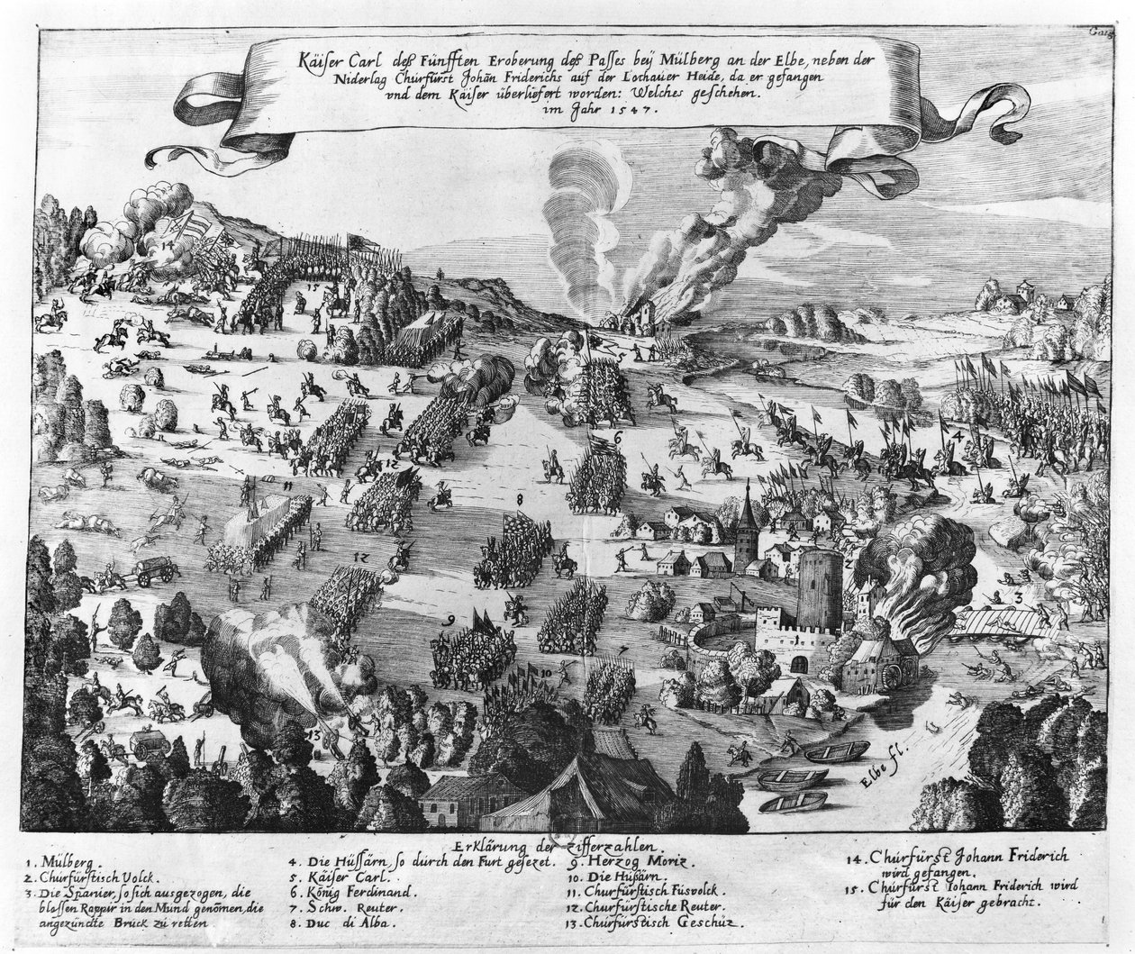 General View of the Battle of Muhlberg, 24th April 1547