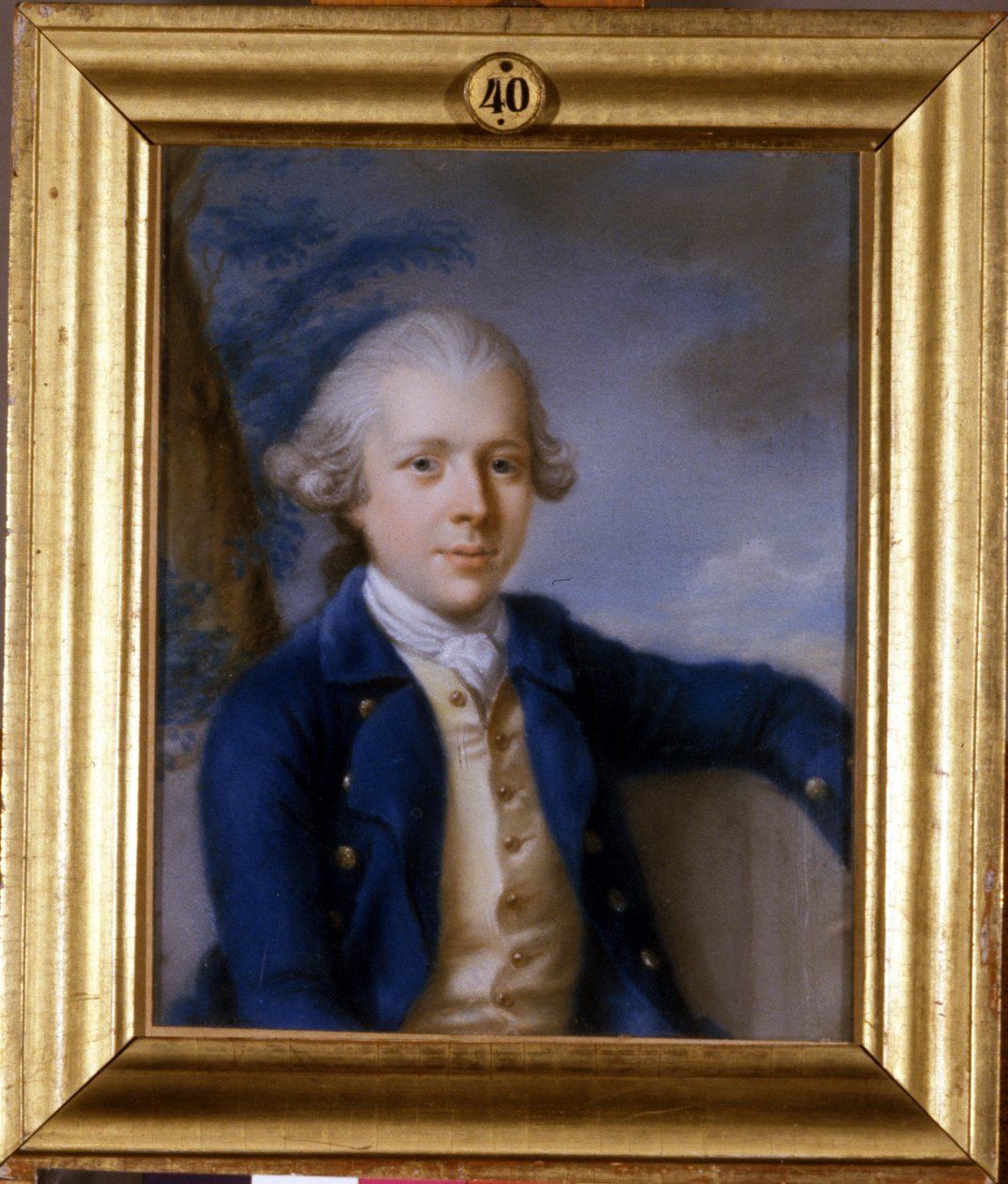 Portrait of Duke Ernst II by German School: Fine art print