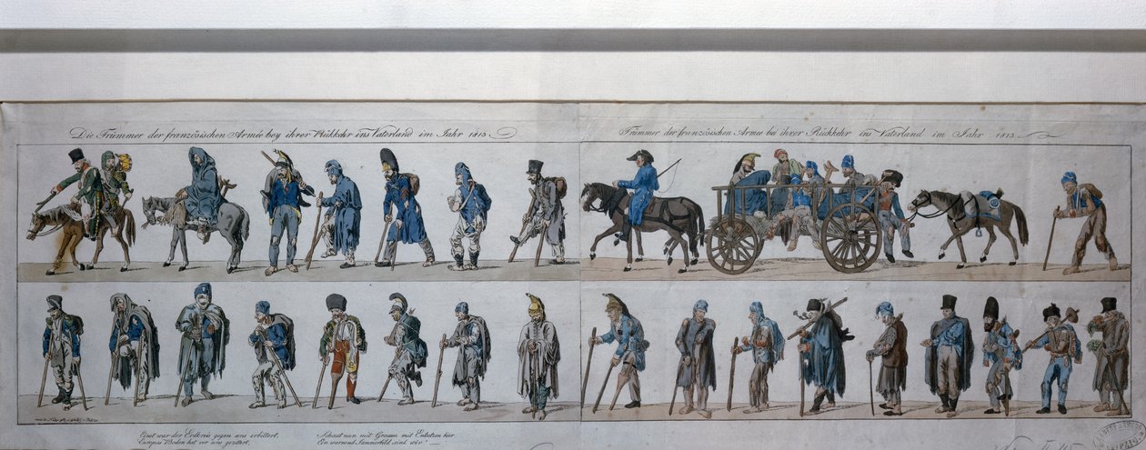The Return of the Defeated French Army from Russia in 1813