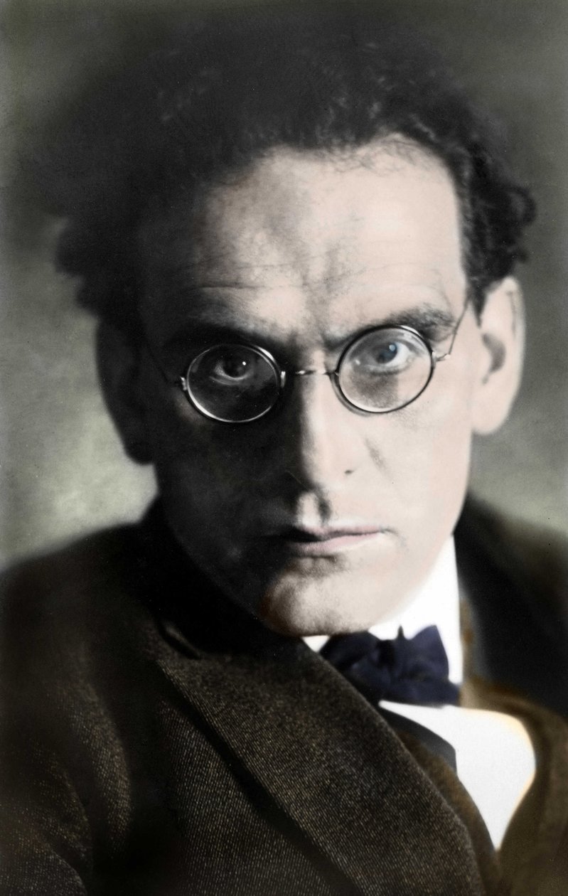 Portrait of Otto Klemperer, German conductor