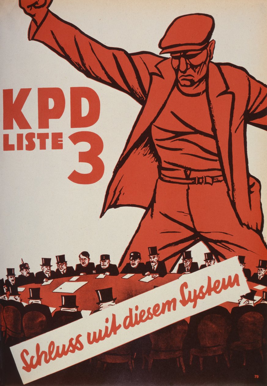 Communist Party election poster, 1932 by German School