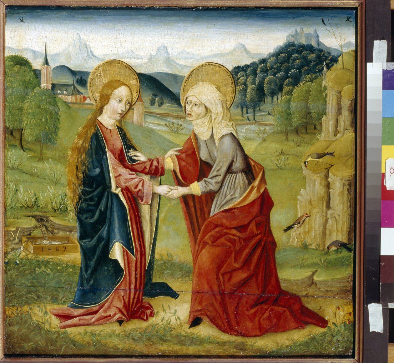 The Visitation. (The Virgin Mary Visits Her Cousin Saint Elizabeth ...