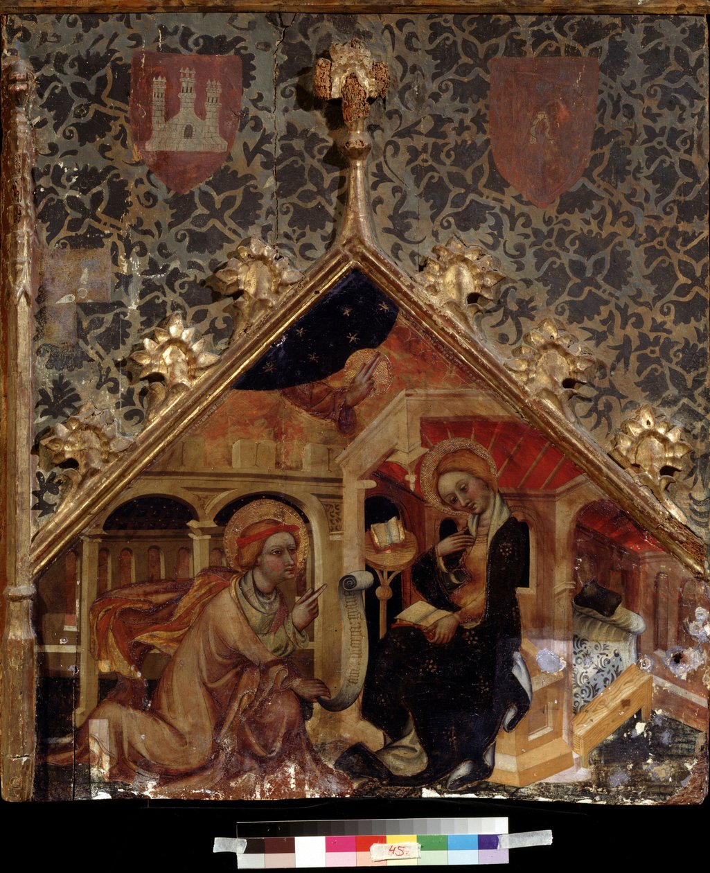 The Annunciation by German School: Premium art reproduction