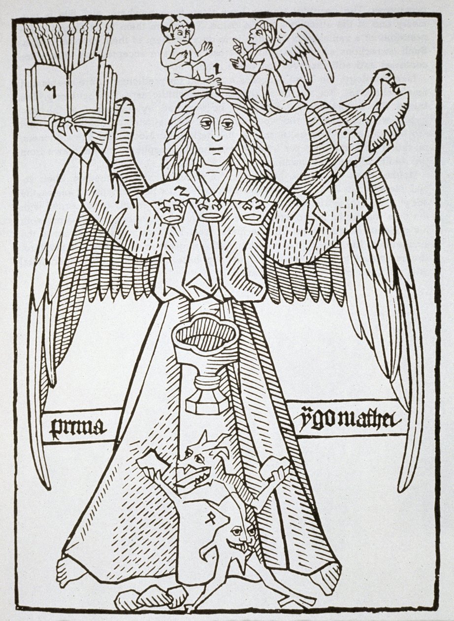 Mnemonic Figure, from Ars Memorandi, c.1470, (reprinted 1883 ...