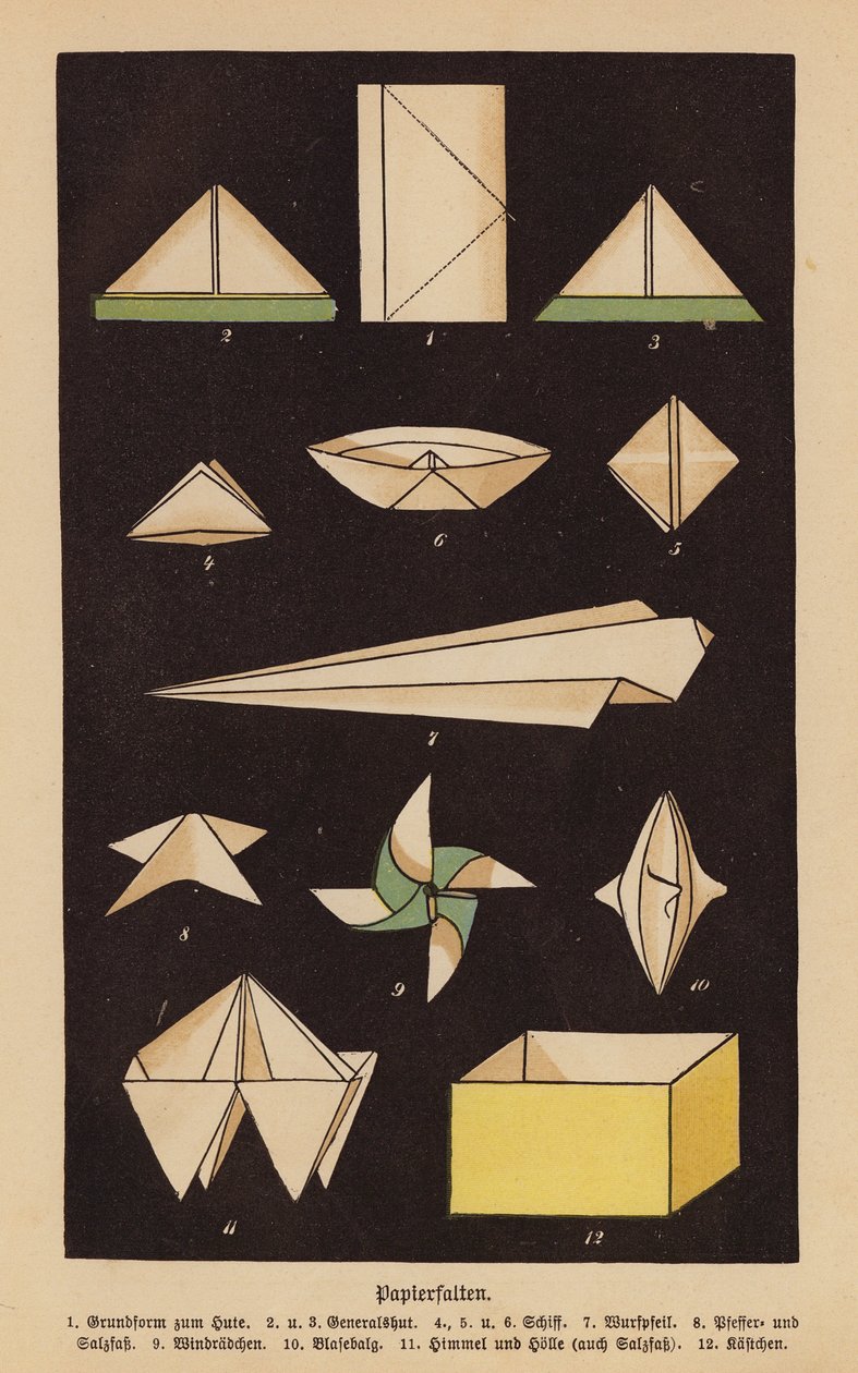 Paper Folding by German School: Buy fine art print