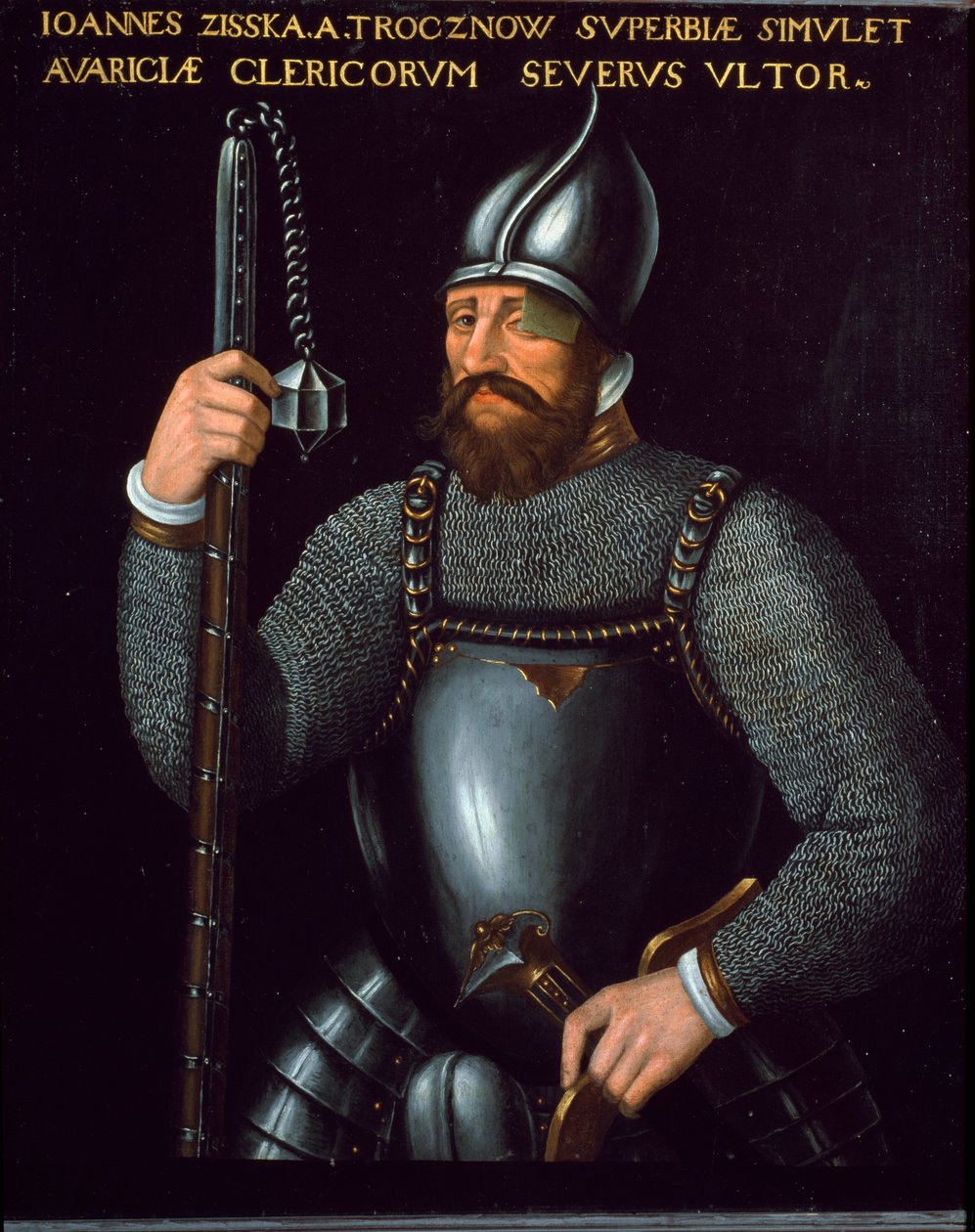 Portrait of Jan Zizka, War Chief of the Hussites, 16th century
