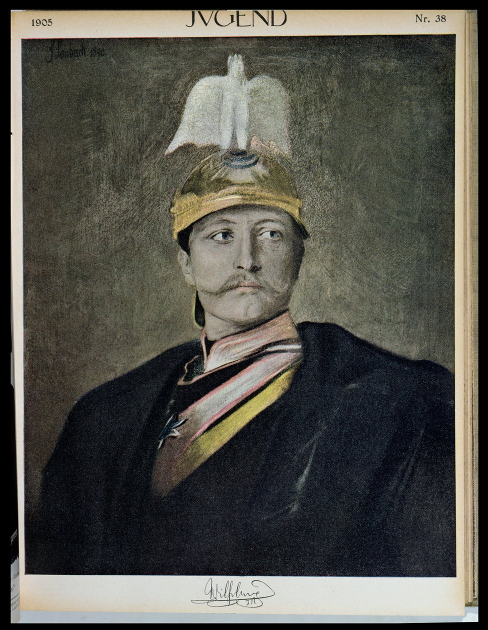 Portrait of Kaiser Wilhelm II (1859-1941) from Jugend, 1905