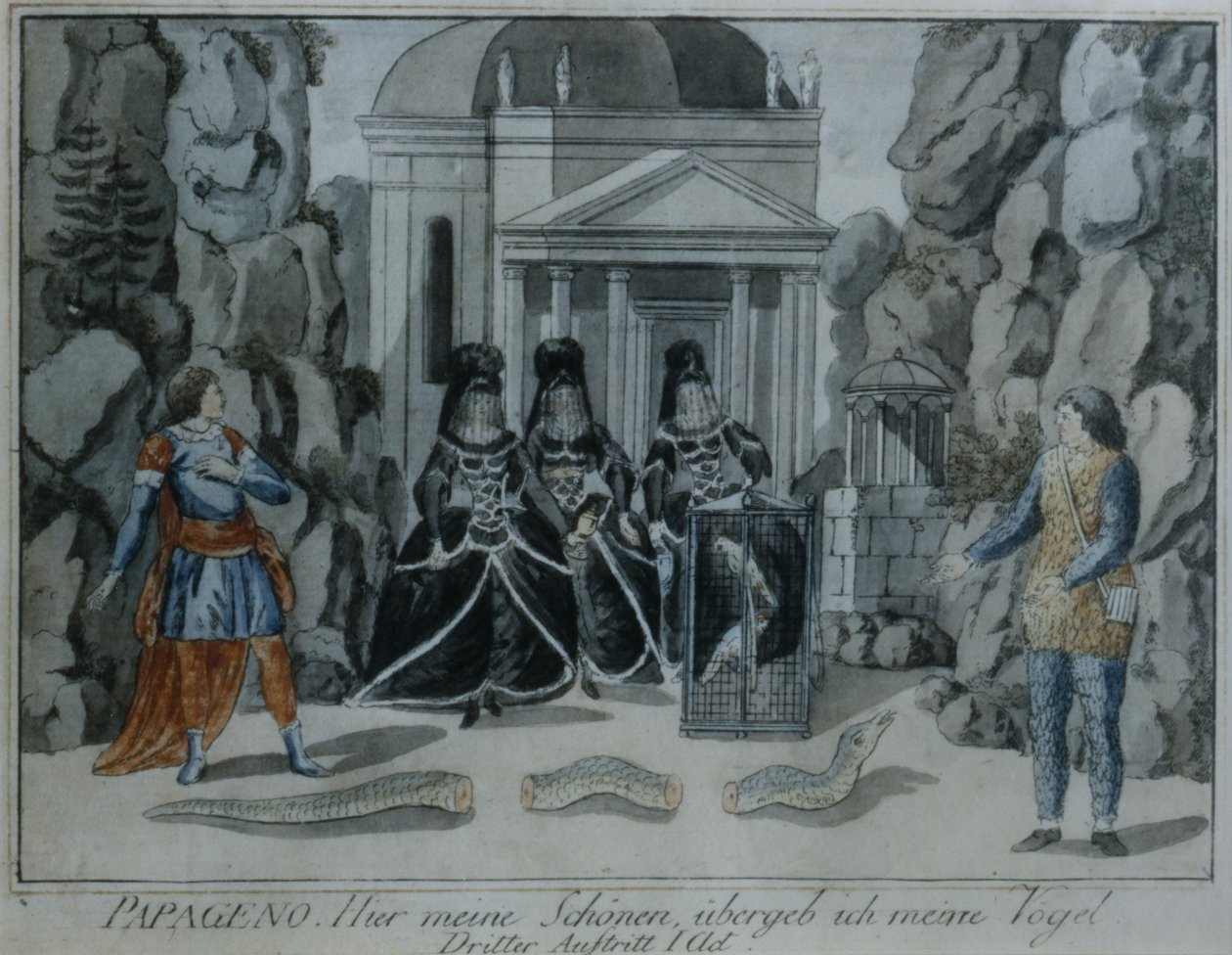 Scene from The Magic Flute by Wolfgang Amadeus Mozart