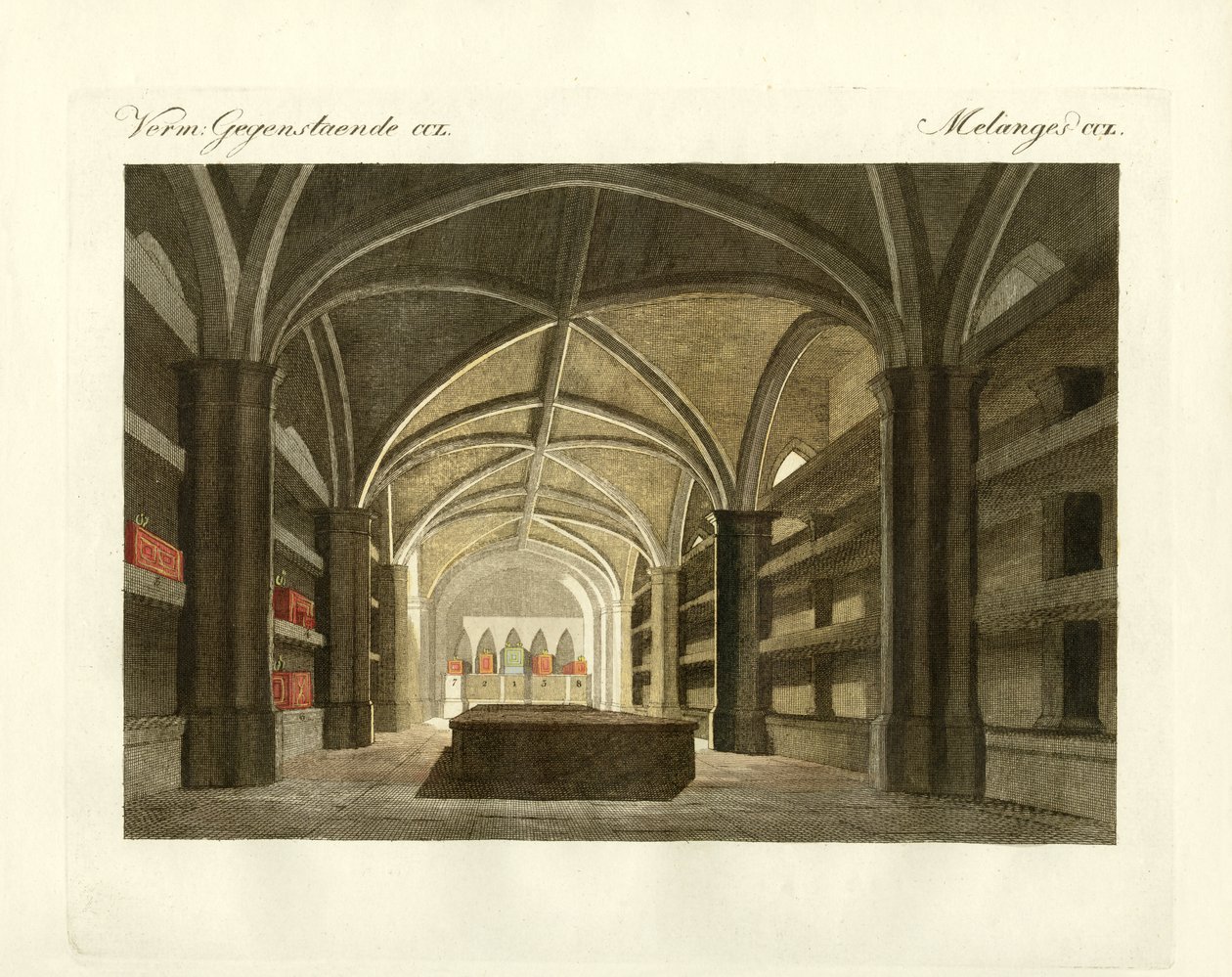 The King's Crypt of Windsor by German School