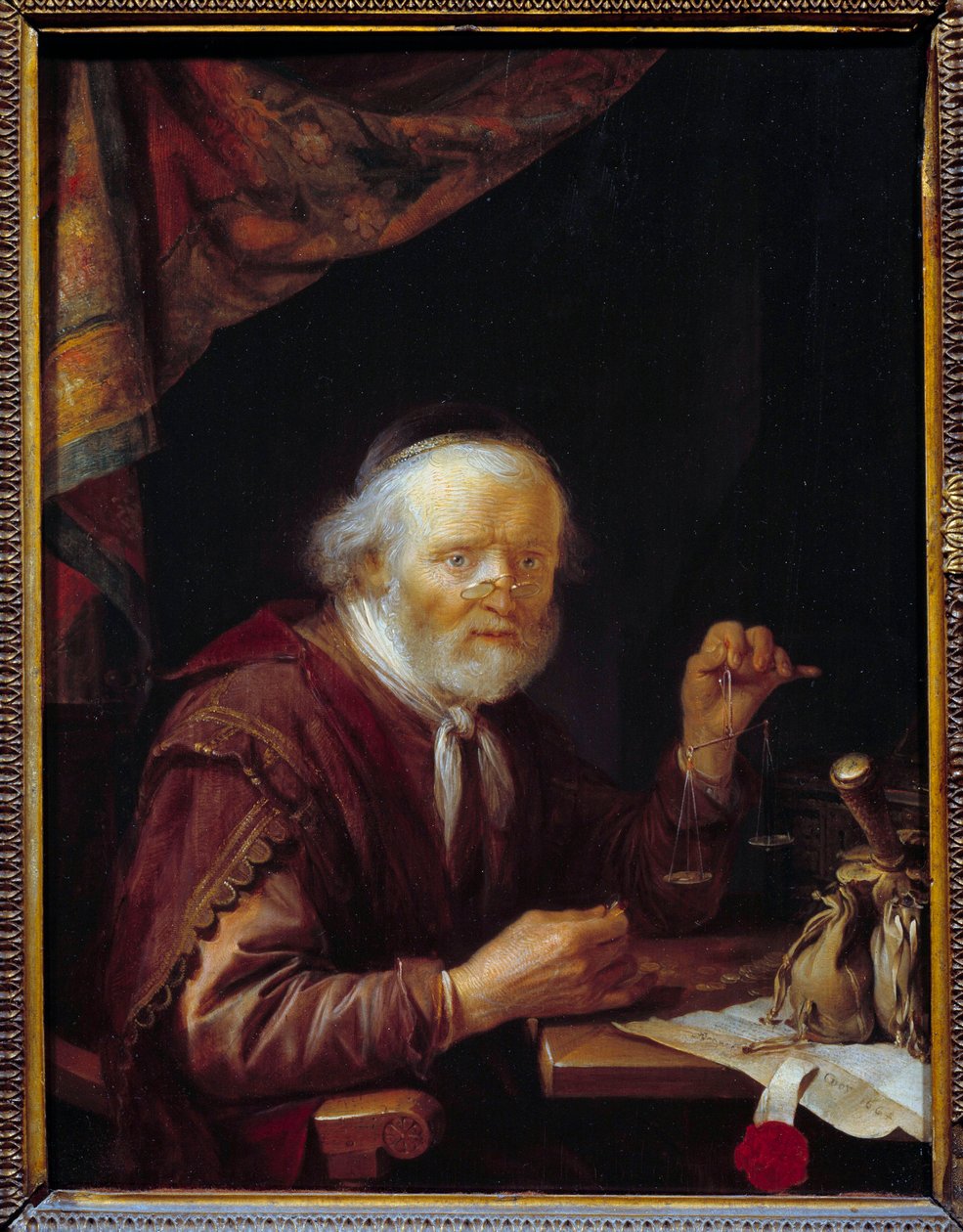 The Gold Weigher by Gerrit Dou: Buy fine art print