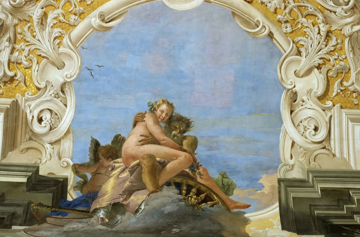 Time Abducts Beauty Pluto Abducting Persephone, ca 1746