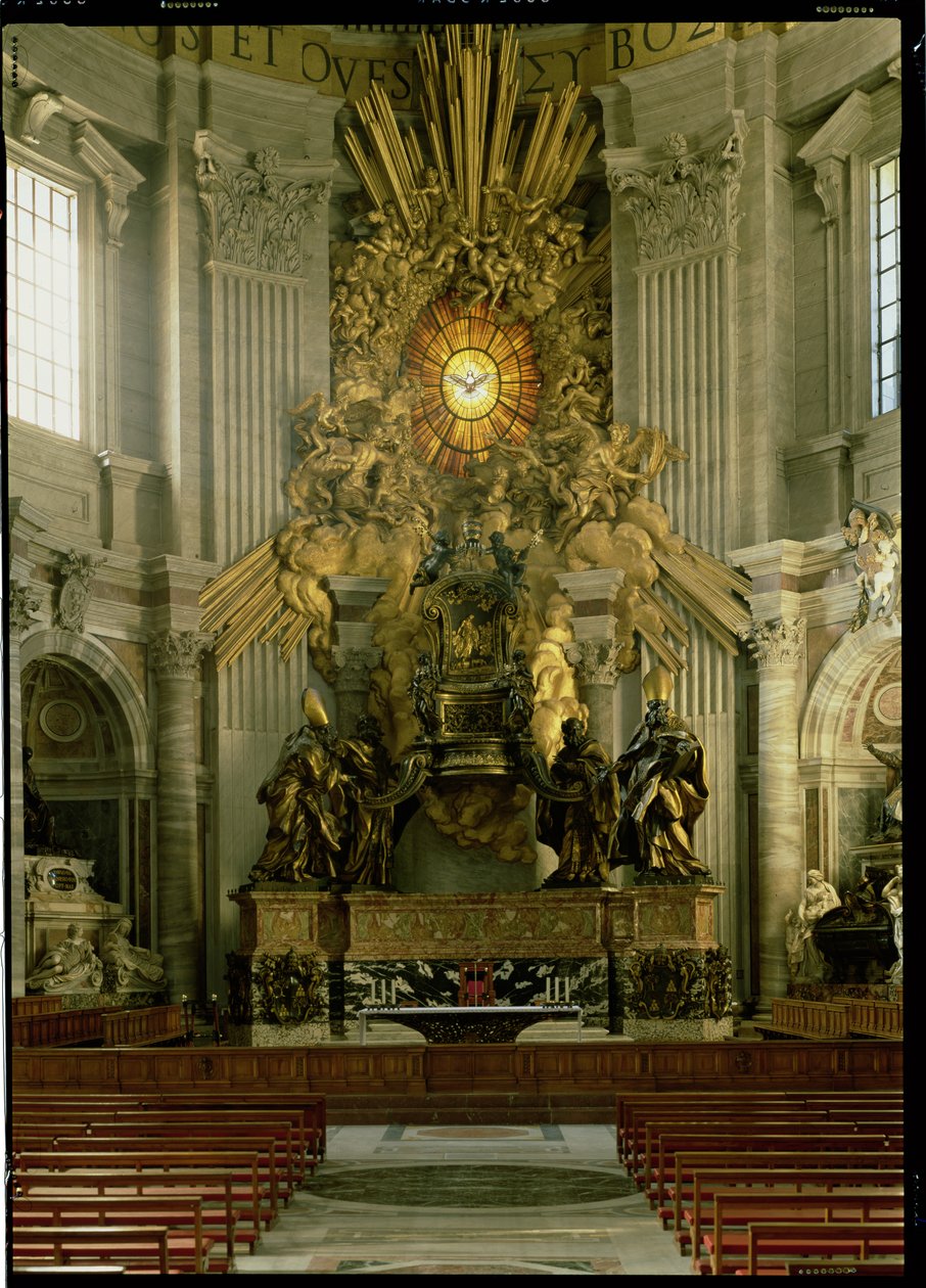 The chair of St. Peter, 1665 by Gian Lorenzo Bernini