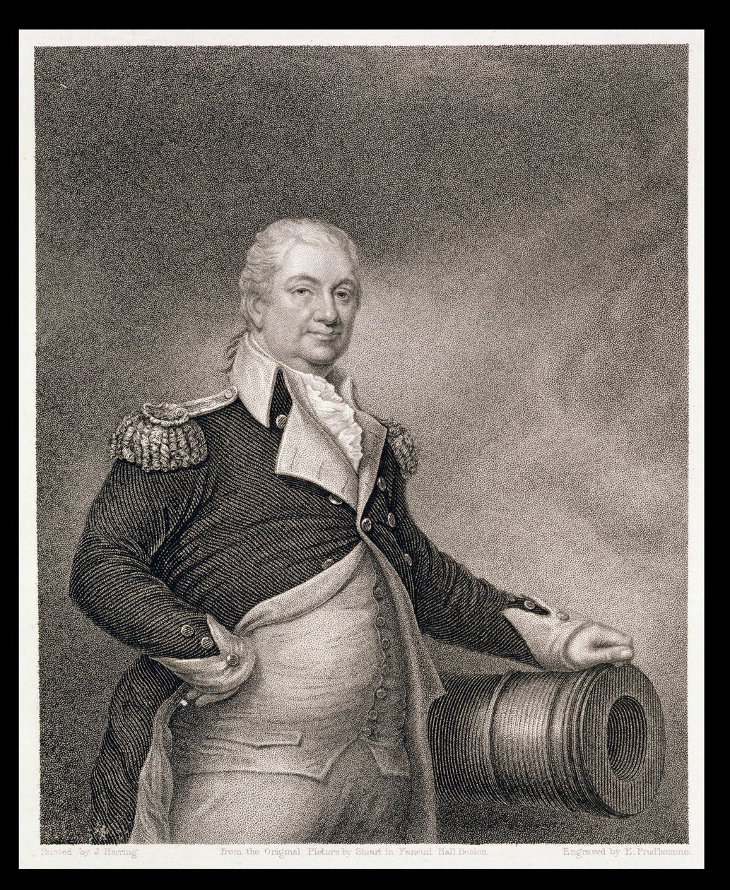 Major General Henry Knox engraved by John Francis Eugene Prud'Homme