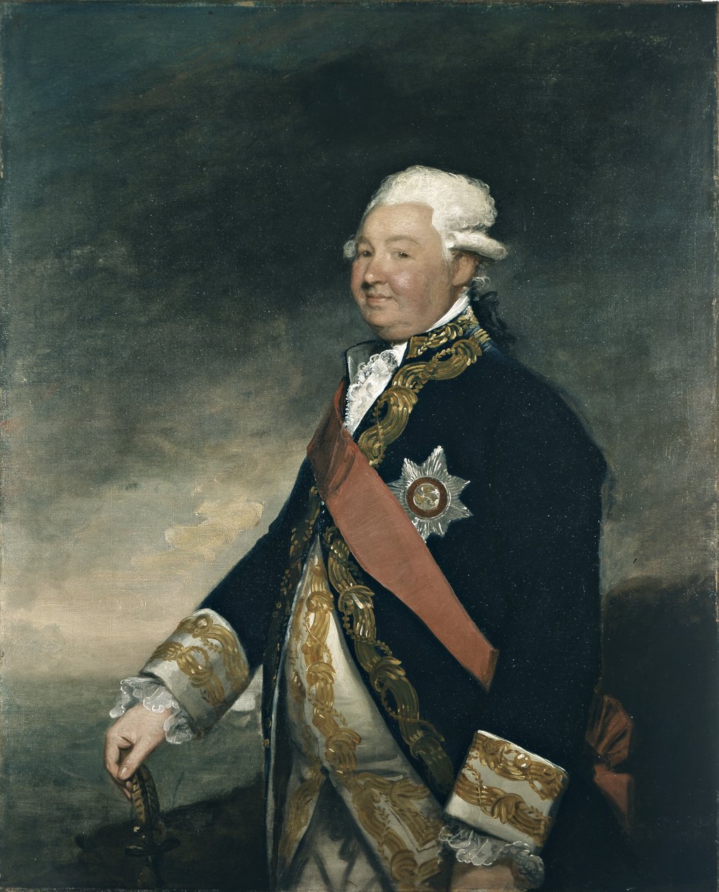Vice-Admiral Edward Hughes by Gilbert Stuart