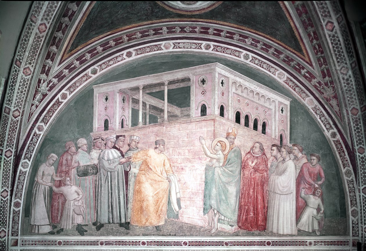 St. Francis Renouncing his Worldly Goods, from the Bardi Chapel, c.1320