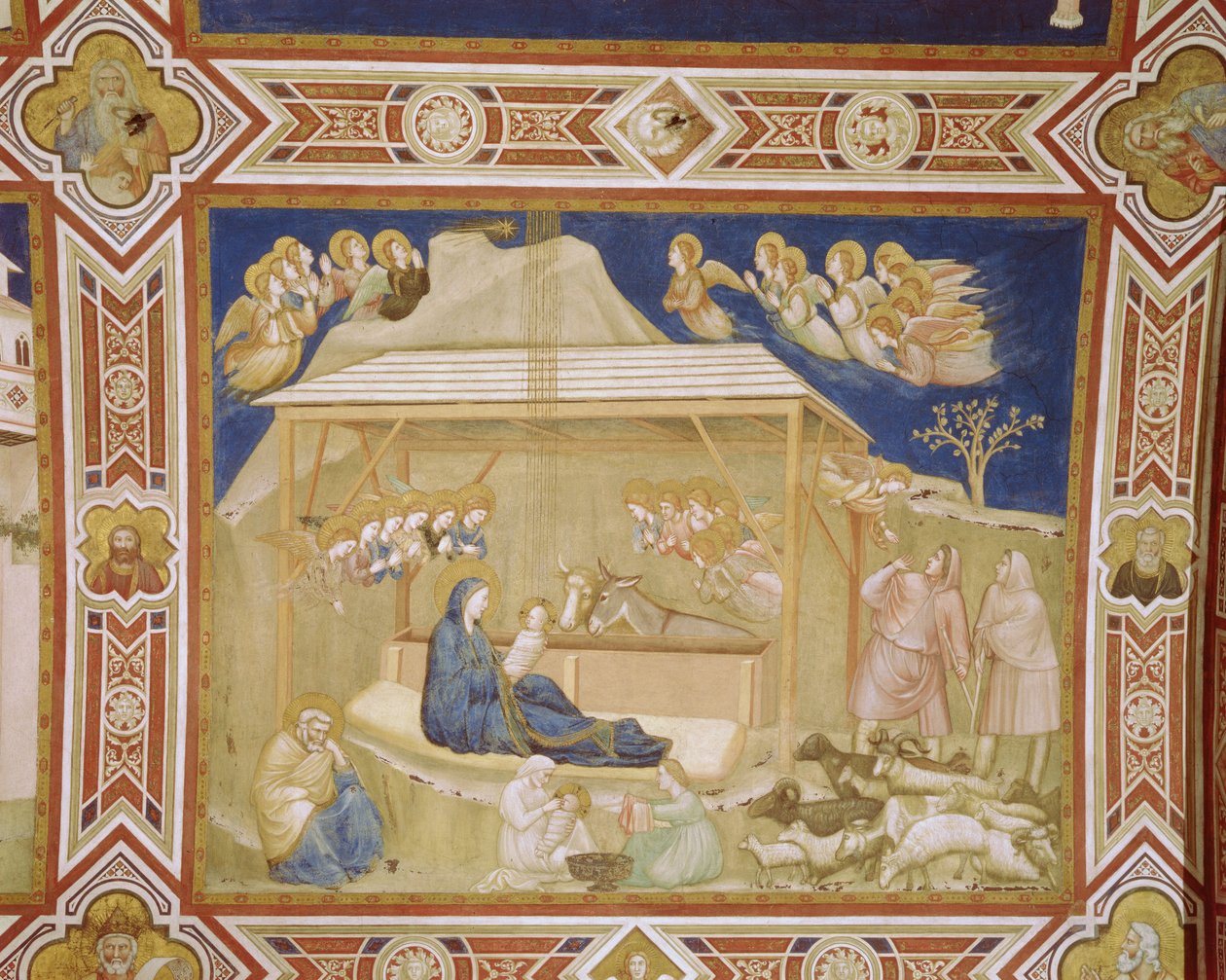 The Nativity by Giotto di Bondone: Premium art reproduction